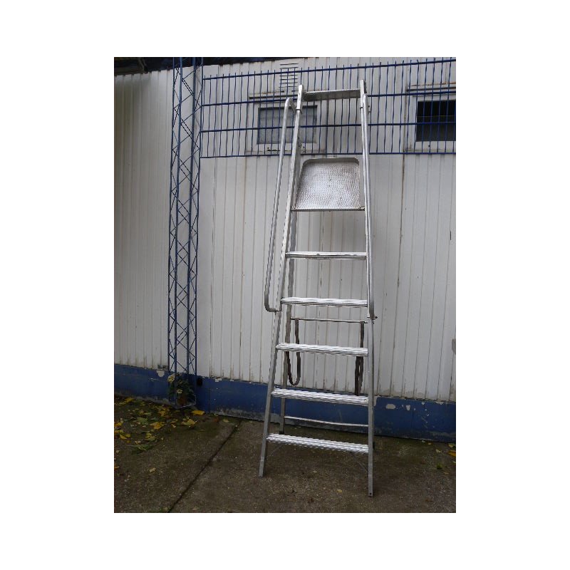 ZARGES Trittleiter 5 Stufen Aluminium