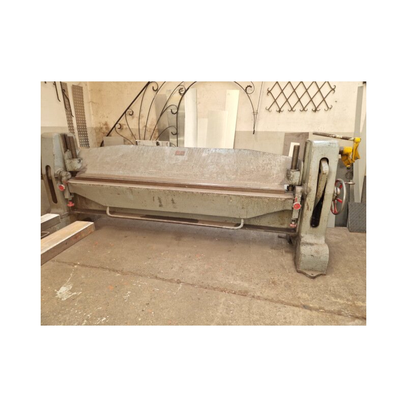 HELMUT LOTZE Schwenkbiegemaschine für Bleche Max. Arbeitslänge 2500 m