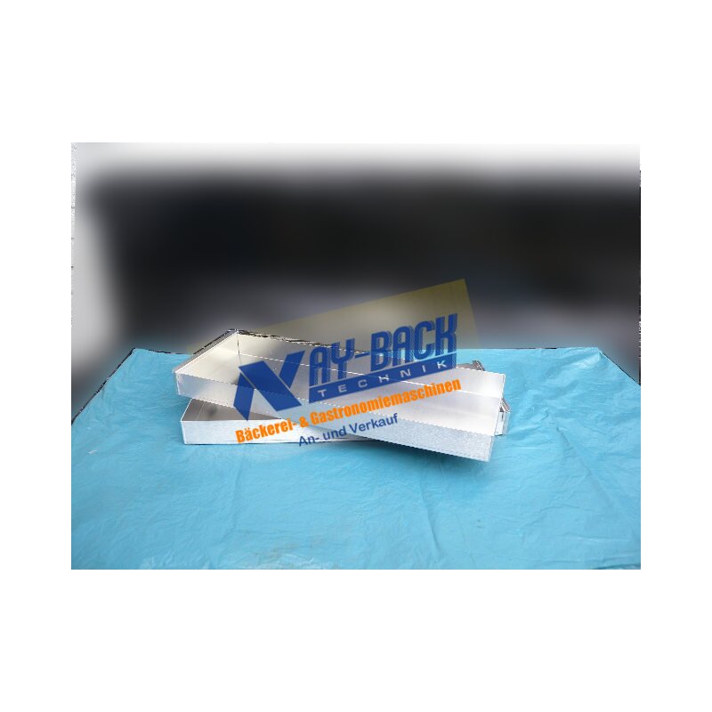 Kuchenblech/Backblech mit Vorsetzer Aluminium 20 cm breit NEU