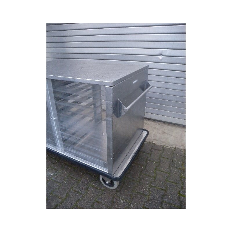 SENKING Tablettwagen Edelstahl für 12 x GN 2/1 oder 24 x GN 1/1